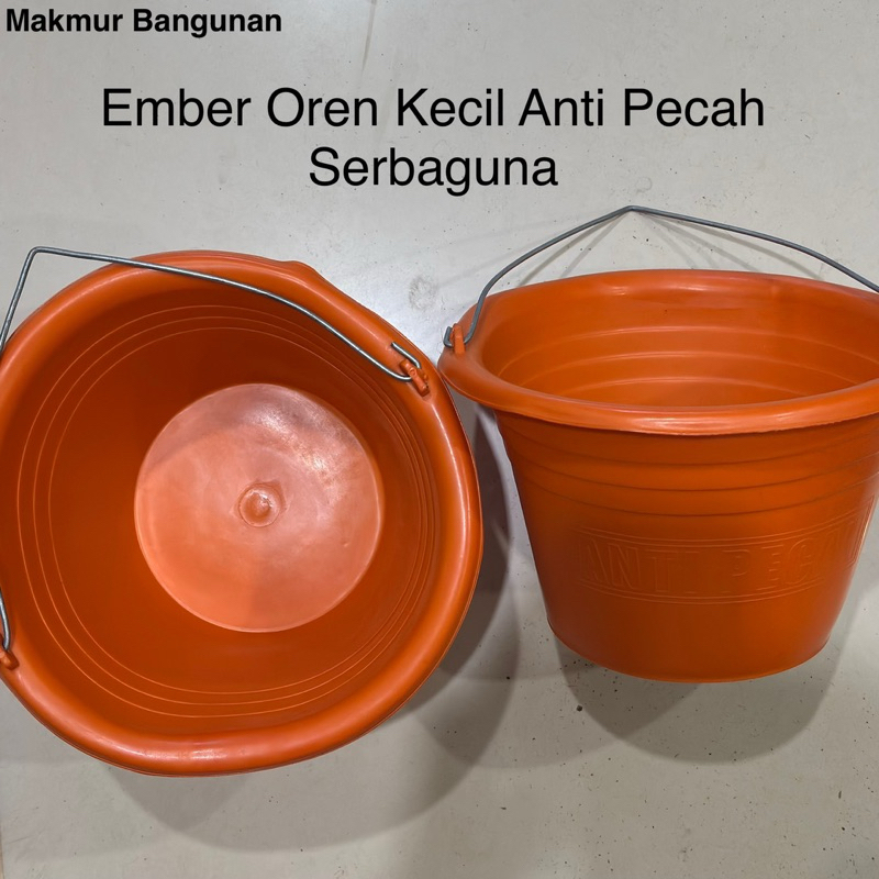 Jual Ember Cor Orange Anti Pecah Kecil | Ember Oren Serbaguna | Ember ...