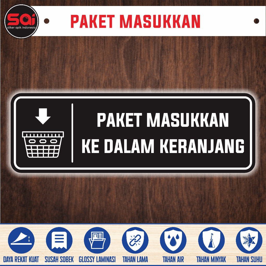 Jual Stiker vinyl anti air PAKET MASUKKAN KE DALAM KERANJANG laminasi ...