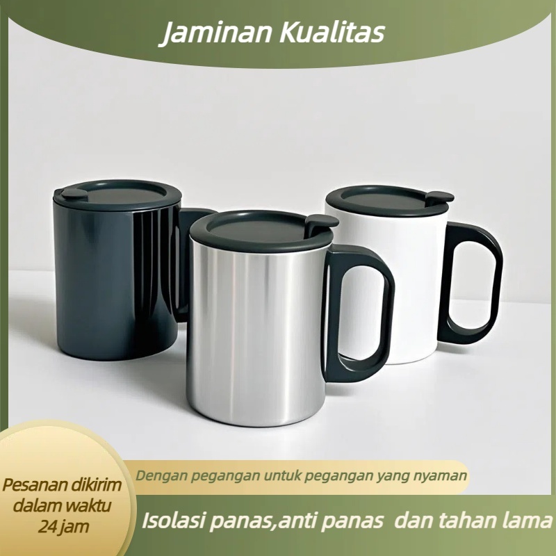 Jual Cangkir teh stainless steel lurus 220ml cangkir kopi Amerika ...