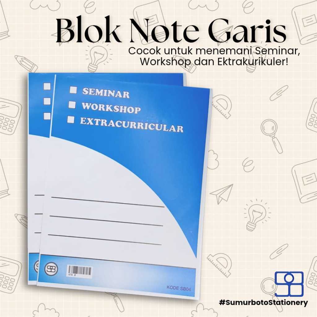 Jual Block Note Seminar Bergaris | Shopee Indonesia