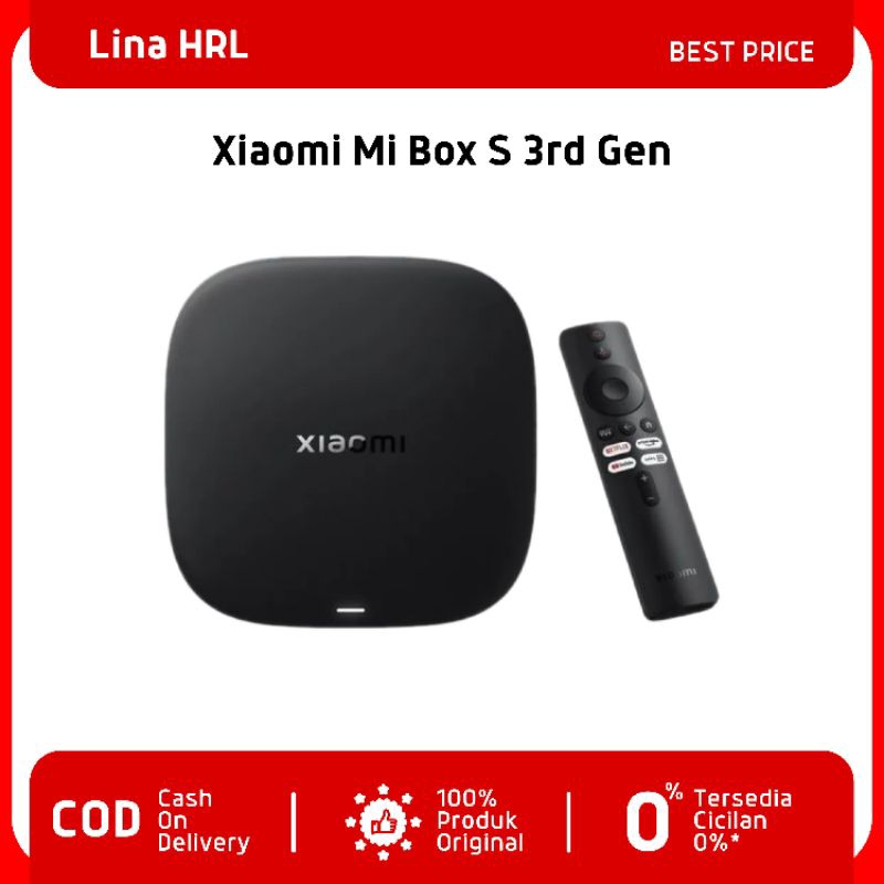Jual Xiaomi Mi Box S 3rd Gen Smart Google TV 4K UHD Streaming Media Player | Shopee Indonesia