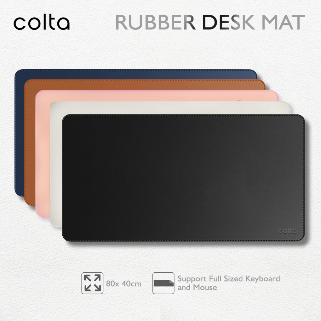 Jual Colta Desk Mat Leather PU + Rubber Mouse Pad Kerja Mouse Pad ...