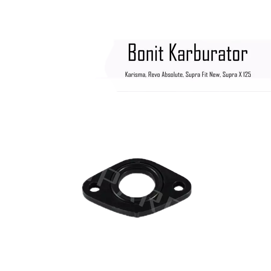 Jual [RNDM] FIBER / BONIT EBONIT INTAKE INSULATOR / MANIPUL / MANIPOL KARBU / KARBURATOR BAGIAN ...