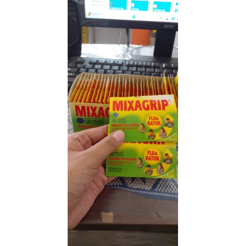 Jual MIXAGRIP FLU BATUK/Strip 4 tablet | Shopee Indonesia