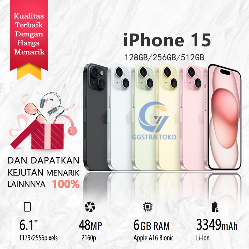 Jual 15 128GB 256GB SECOND Original 100% Mulus Fullset sale murah | Shopee Indonesia
