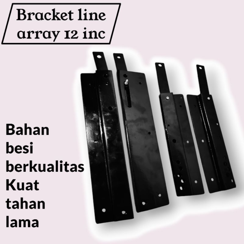 Jual Bracket 12inc line array ukuran depan 36cm,belakang 27cm bahan ...