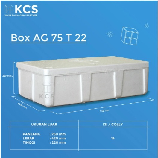 Jual STYROFOAM BOX KCS 75L ( GOJEK/GRAB ONLY ) | Shopee Indonesia