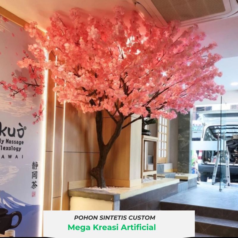 Jual Pohon Dekorasi Cherry Blossom Artificial - Pohon Dekorasi Plastik ...