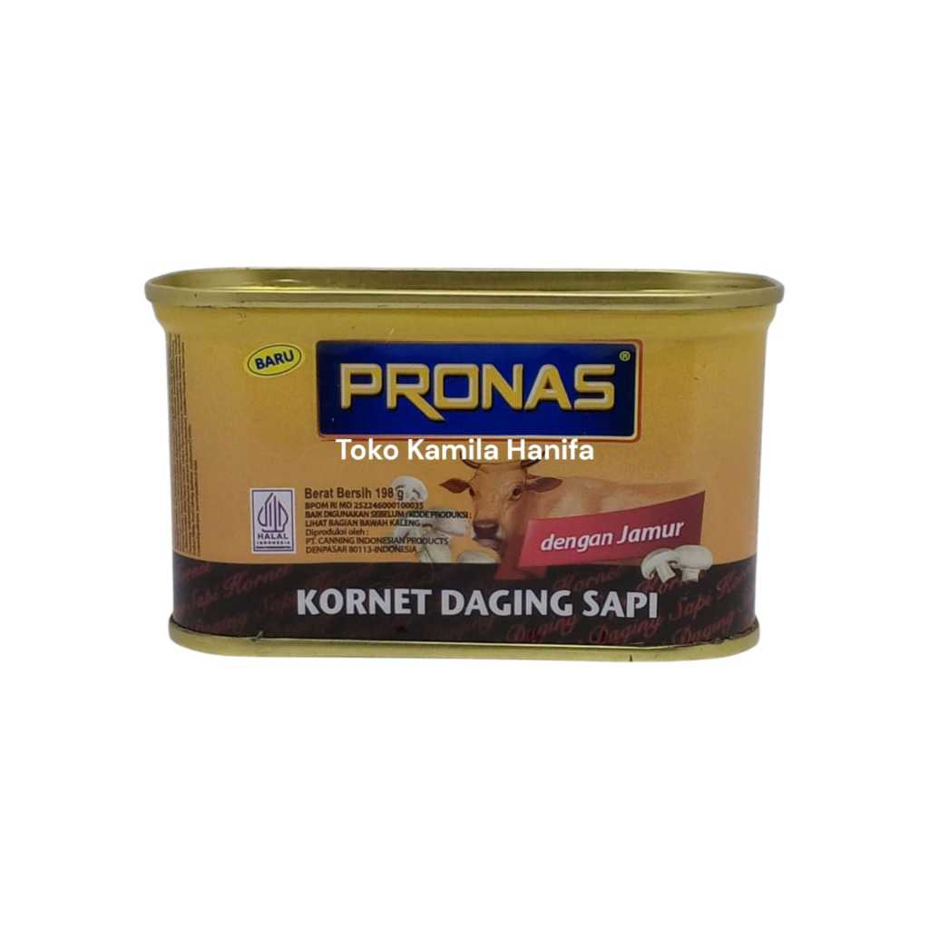 Jual Pronas Kornet Daging Sapi dengan Jamur Kaleng 198 gr | Shopee ...