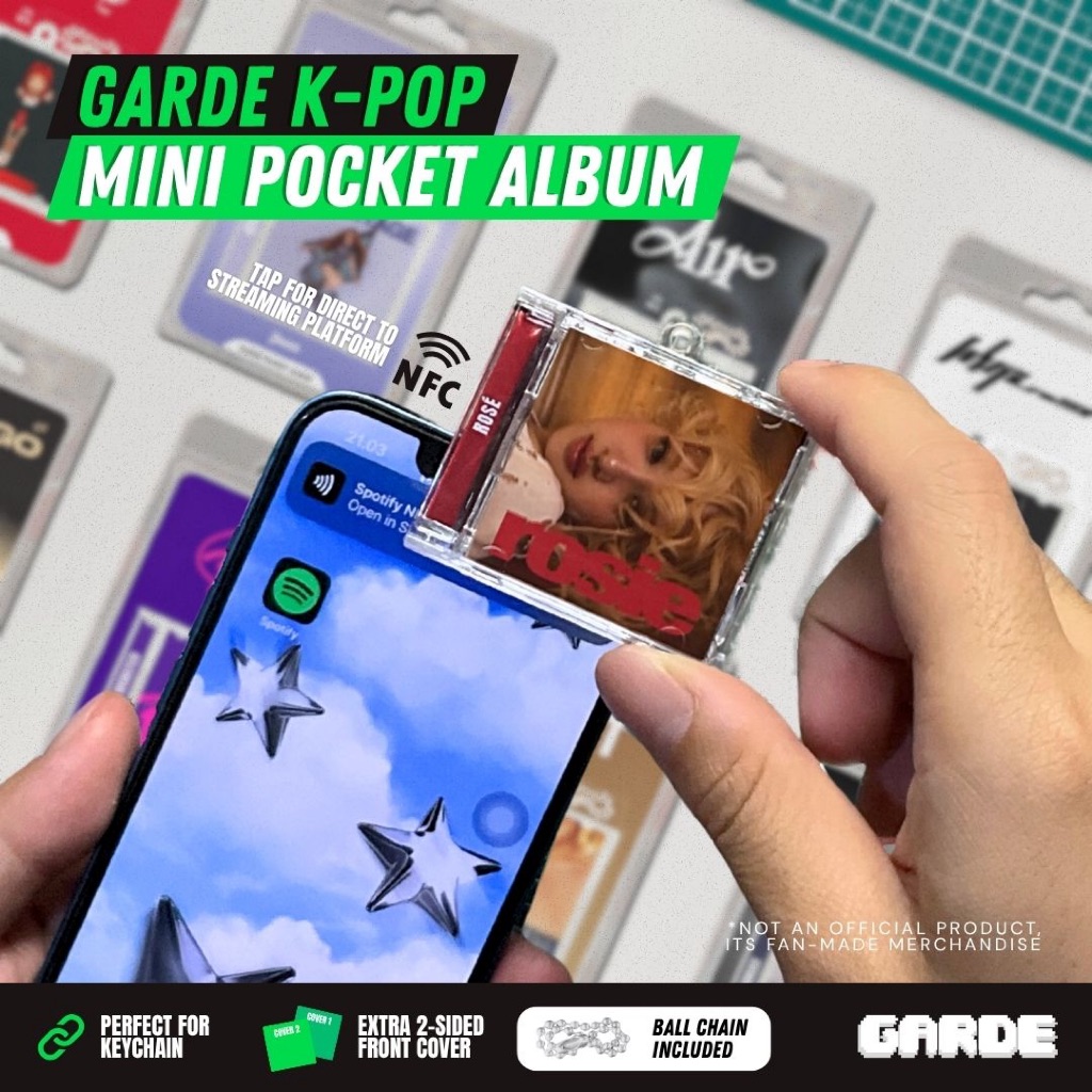 Jual GARDE MINI KPOP POCKET ALBUM WITH NFC CD MUSIC KEYCHAIN BOY GIRL ...