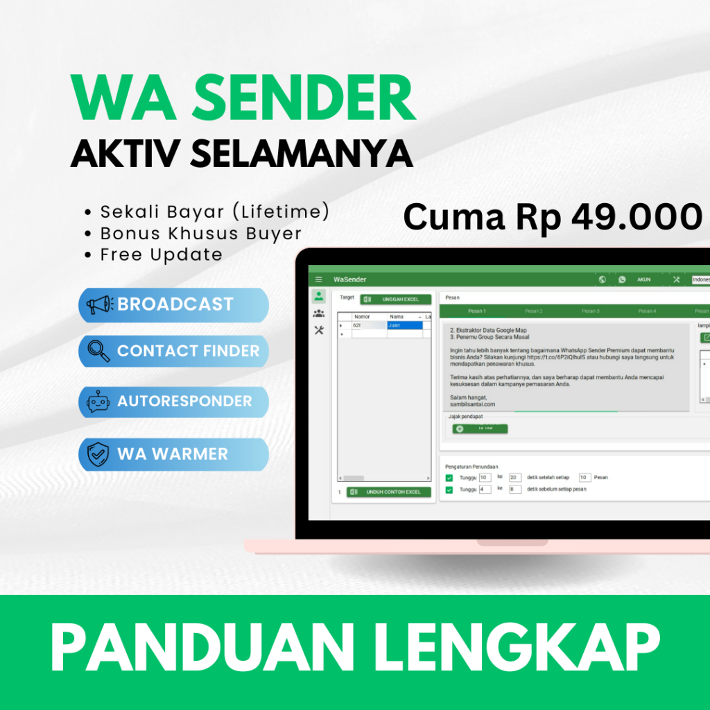 Jual WASENDER PRO BULK SENDER TERMURAH | Shopee Indonesia