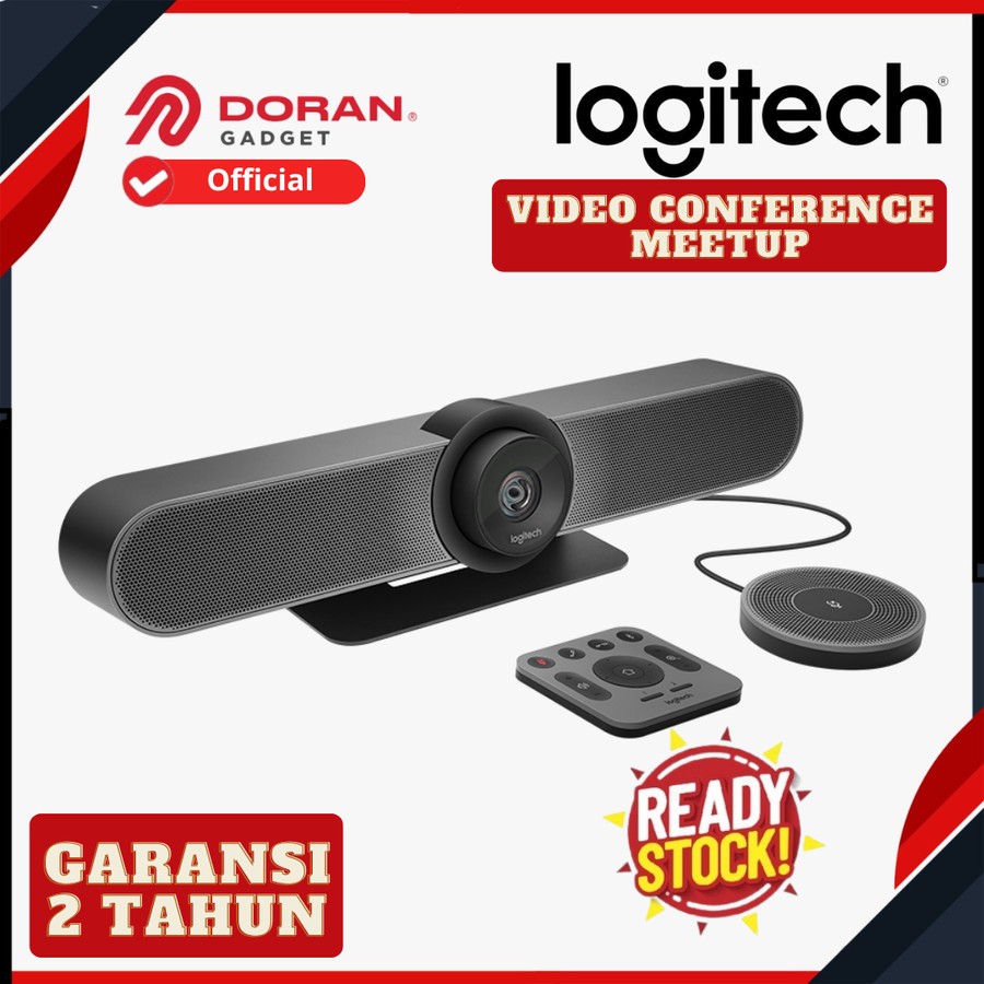 Jual LOGITECH Meetup - Video Conference Camera - HD & 5x Zoom - Garansi 2 Tahun | Shopee Indonesia