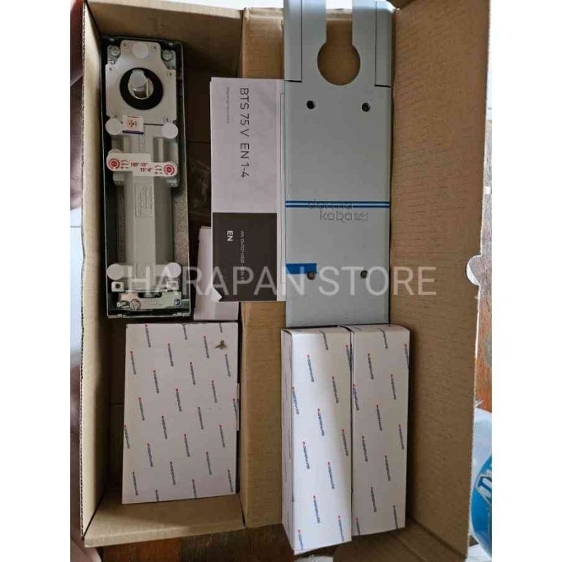 Jual Dormakaba BTS 75V komplit set patch fitting - Dorma Floor Hinge ...