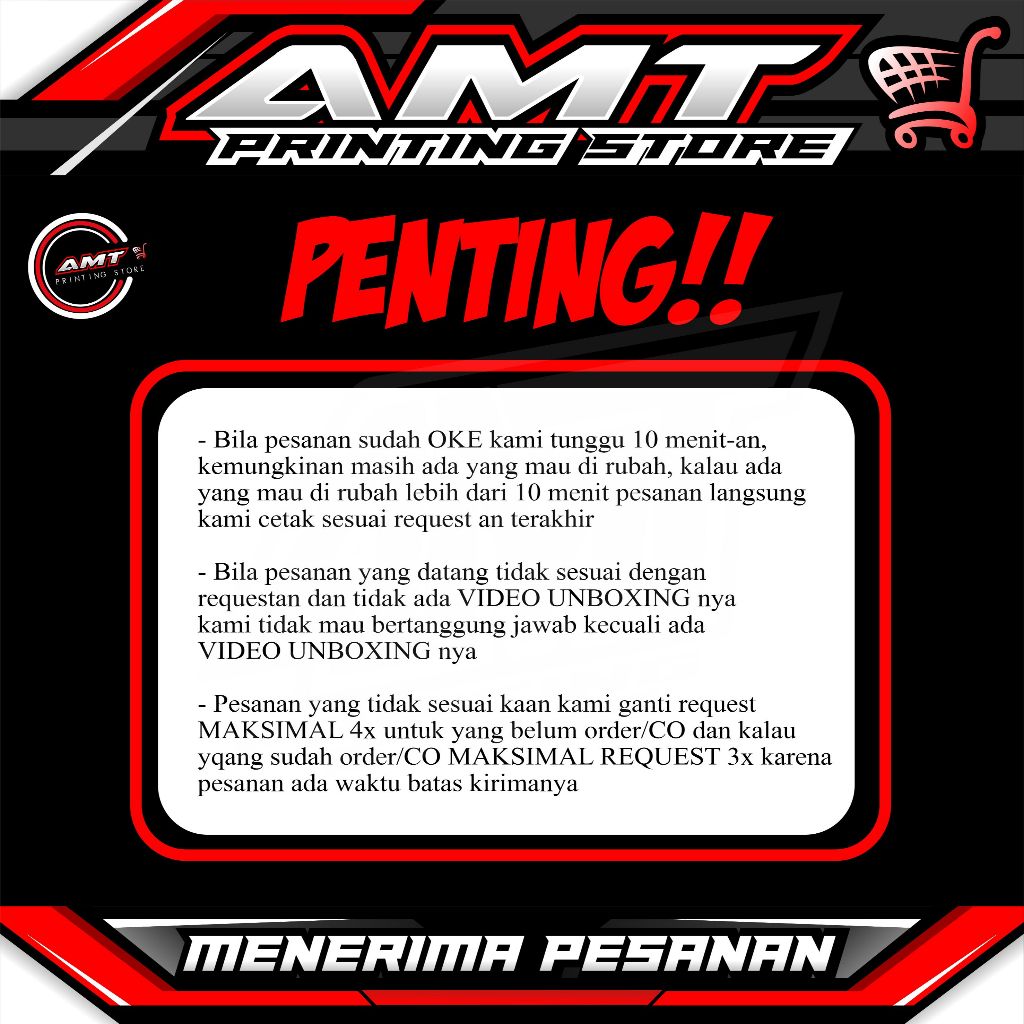 Jual Stiker Decal Printing - Stiker Bak Samping Ukuran 415x60cm - Desain Aktor Tani Bisa Custom ...