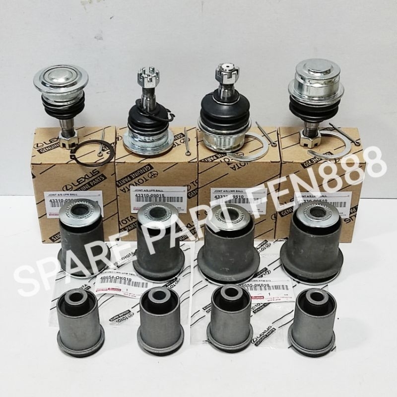 Jual Bushing Arm Atas Bawah Set Ball Joint Toyota Innova Reborn 2016up ...