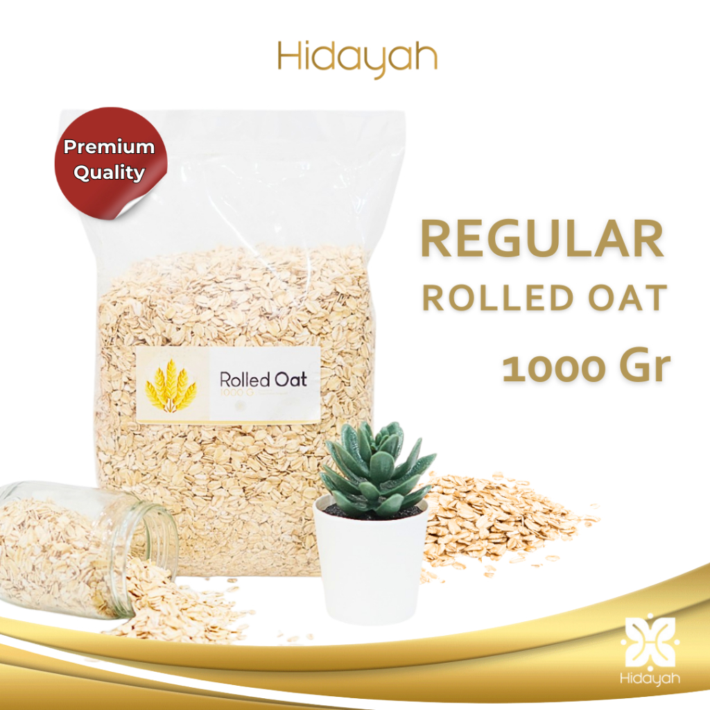 Jual Regular Rolled Oat 1 Kg - Oatmeal Sarapan Gandum Utuh Premium ...