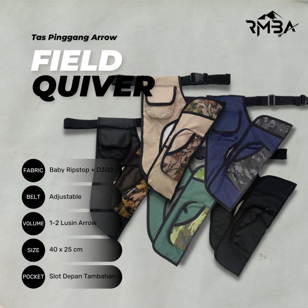 Jual Field Quiver Deluxe / Quiver / Tas Arrow / Tas Pinggang Arrow ...