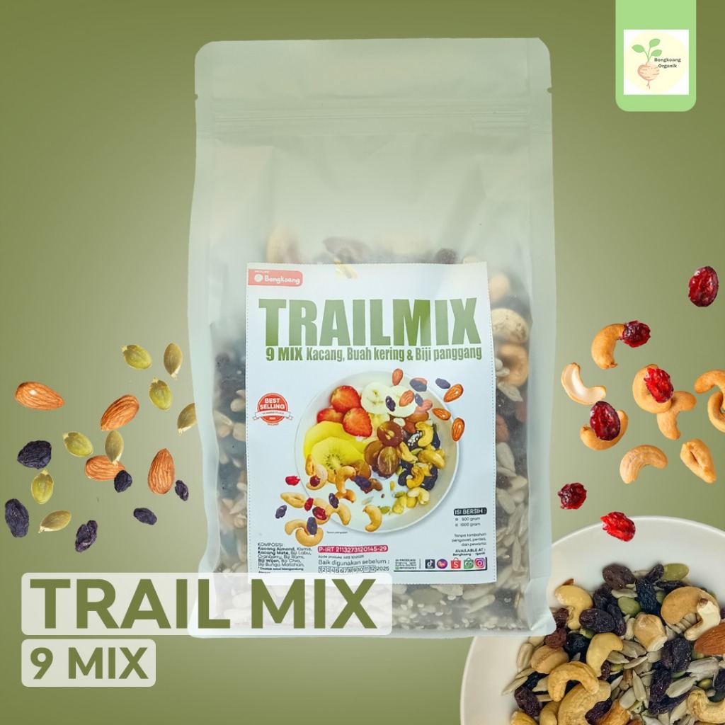 Jual SUPER TRAIL MIX 250gr - Almond, Cranberry, Pumpkin Seed, Cashew ...