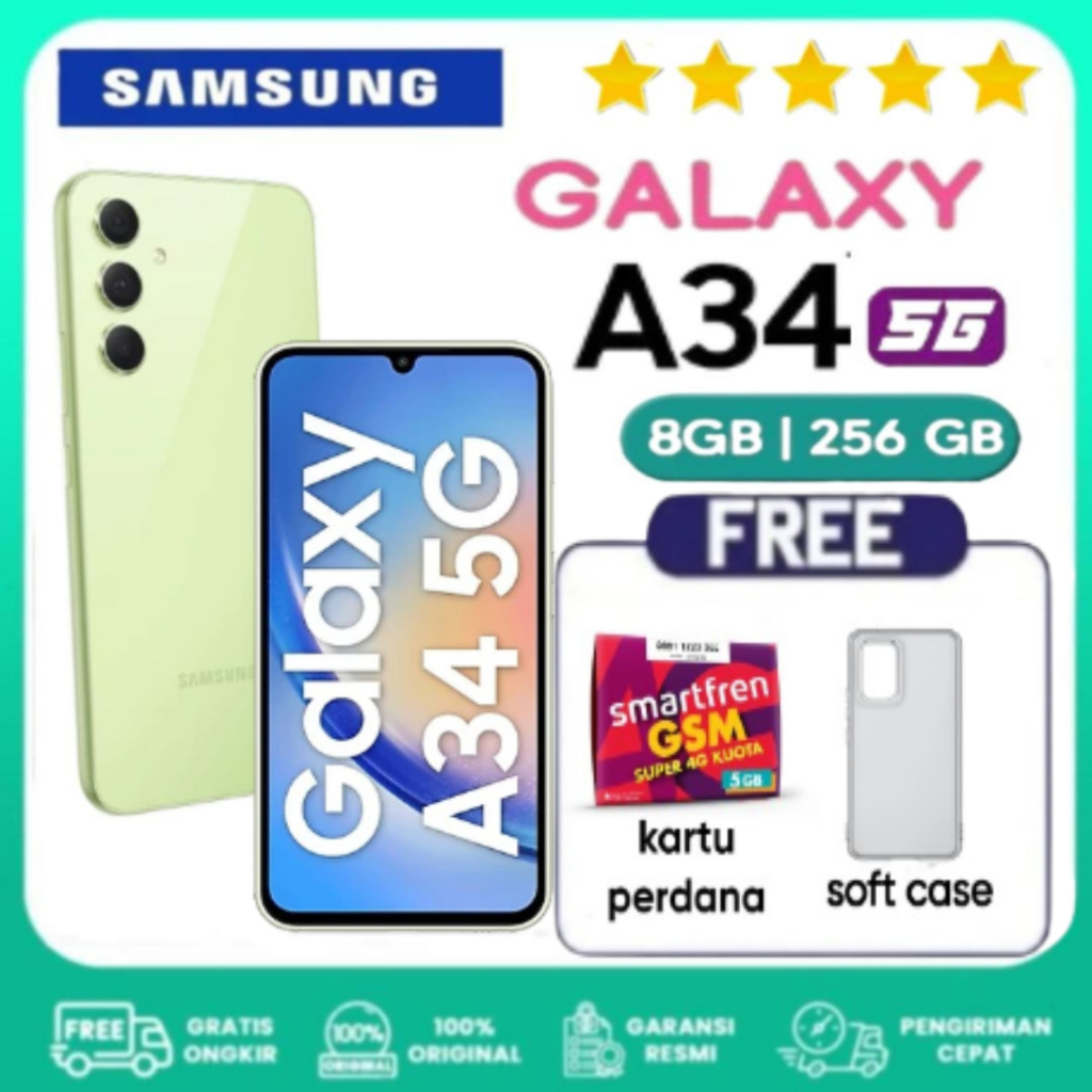 Jual Samsung A34 5G 8/256 Terlengkap & Harga Terbaru April 2026 ...