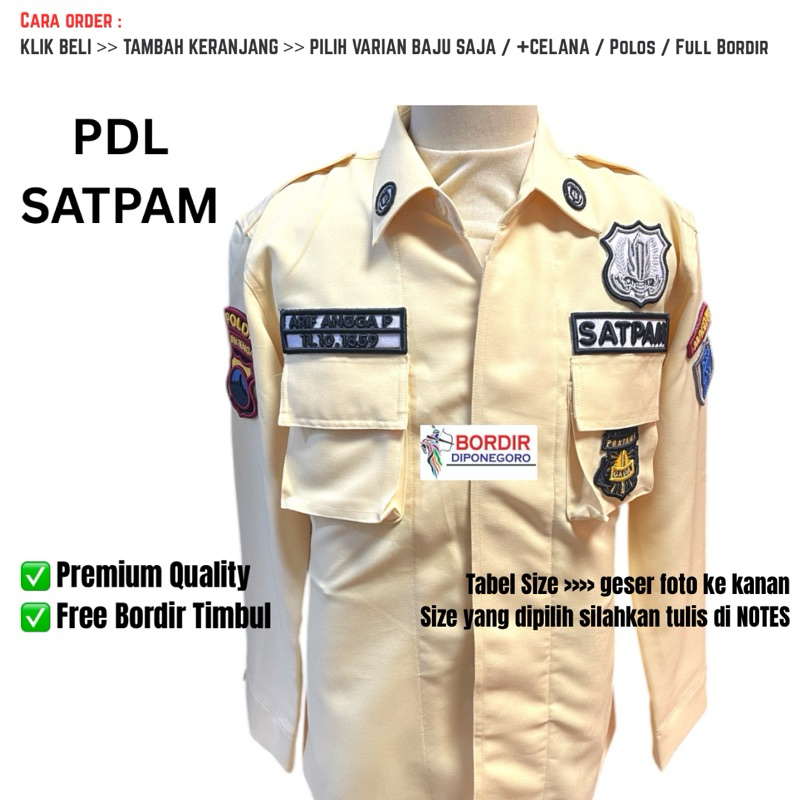 Jual PROMO!! SERAGAM PDL SATPAM MAXIMOTION PREMIUM QUALITY | SERAGAM SATPAM TERBARU | BAJU ...