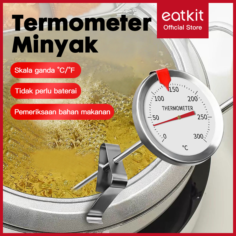 Jual Eatkit Thermometer Masak Pengukur Analog Suhu Minyak Goreng 23cm ...
