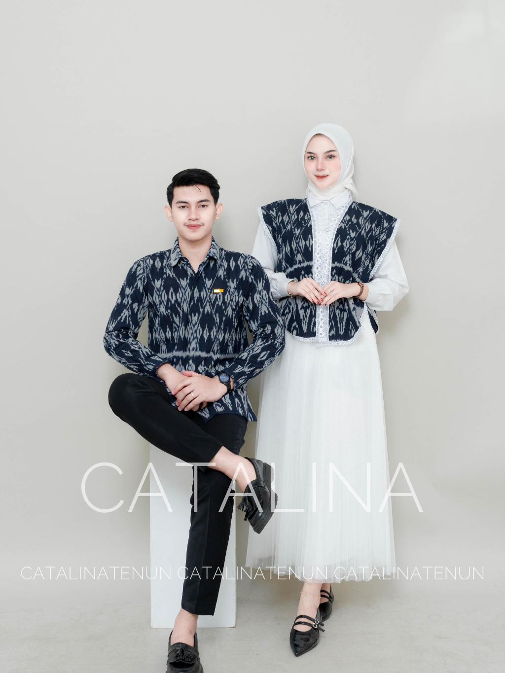 Jual COUPLE VEST TENUN WANITA X KEMEJA TENUN PRIA BAJU BAJU TENUN ...