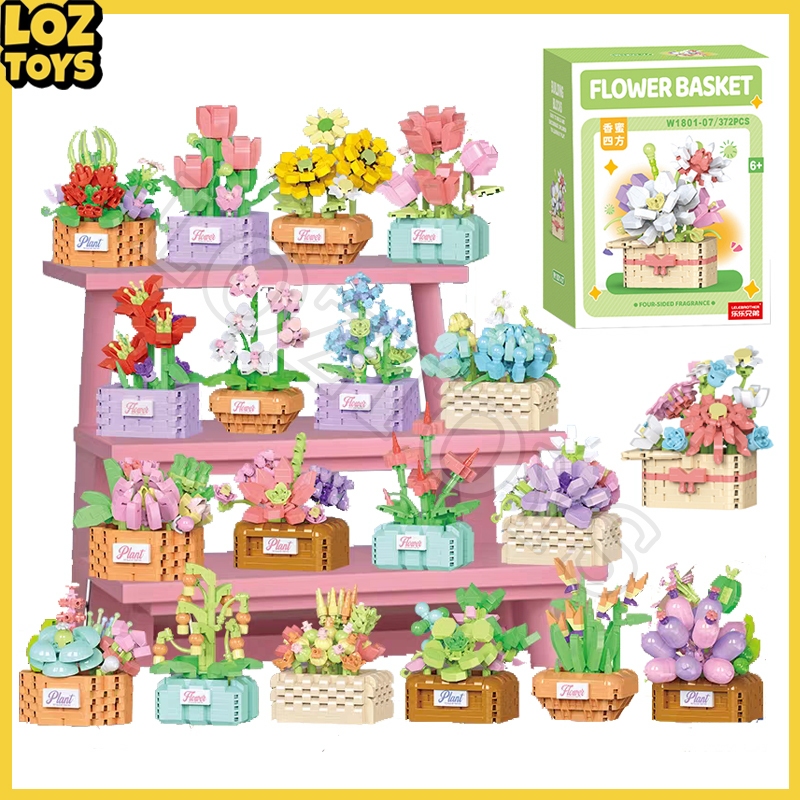 Jual LOZYTOYS Bangunan Flowers Building Block Bunga Blok Mainan Rakitan ...