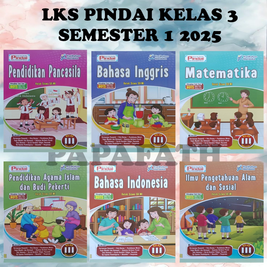 Jual LKS PINDAI SD/MI KLS. 3 Kurikulum Merdeka (cetakan 2025) | Shopee ...