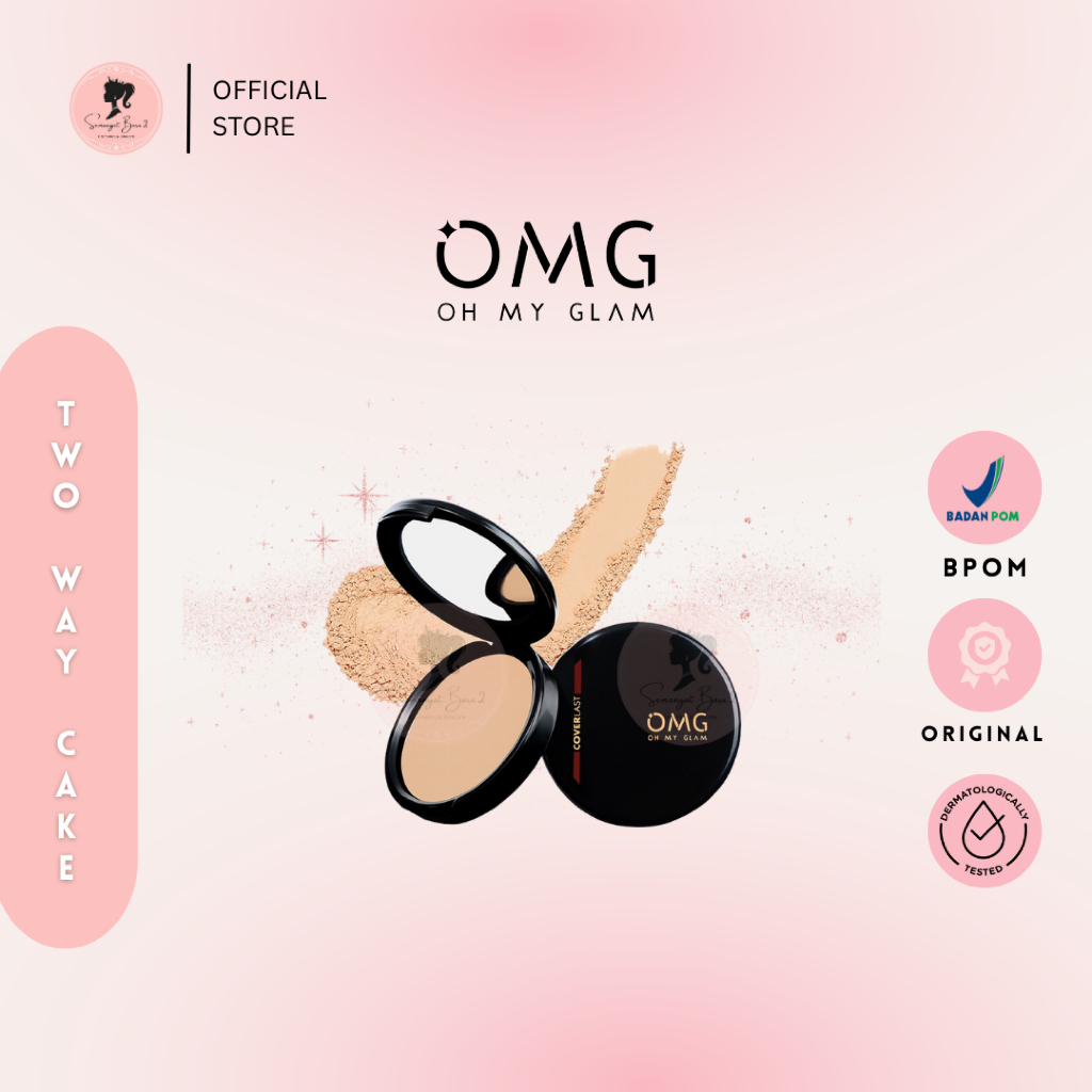 Jual OMG Oh My Glam - Coverlast Two Way Cake 12gr - Bedak Padat Kontrol ...