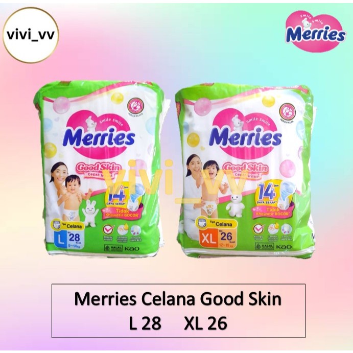 Jual Merries Pants Good Skin Celana Popok L28/XL26 | Shopee Indonesia