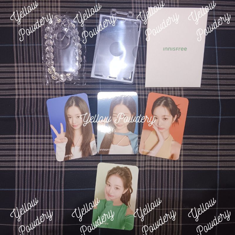 Jual READY PHOTOCARD IVE JANG WONYOUNG INNISFREE OFFICIAL MERCH SHARING & SEALED SET ORIGINAL ...