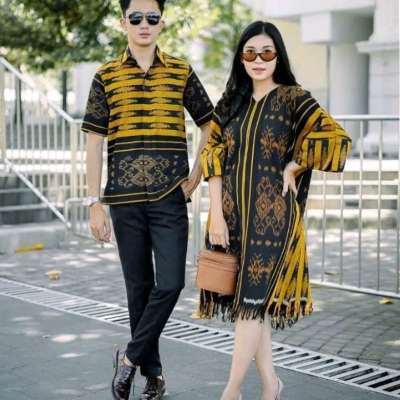 Jual Galeri Tenun Asli | New Dress Tunik Couple Baju Wanita Series ...