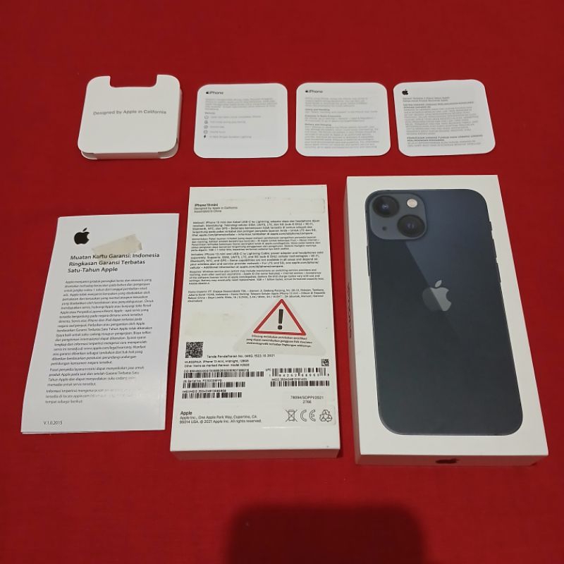 Jual dus box iphone 13 mini midnight ori copotan asli ibox | Shopee ...