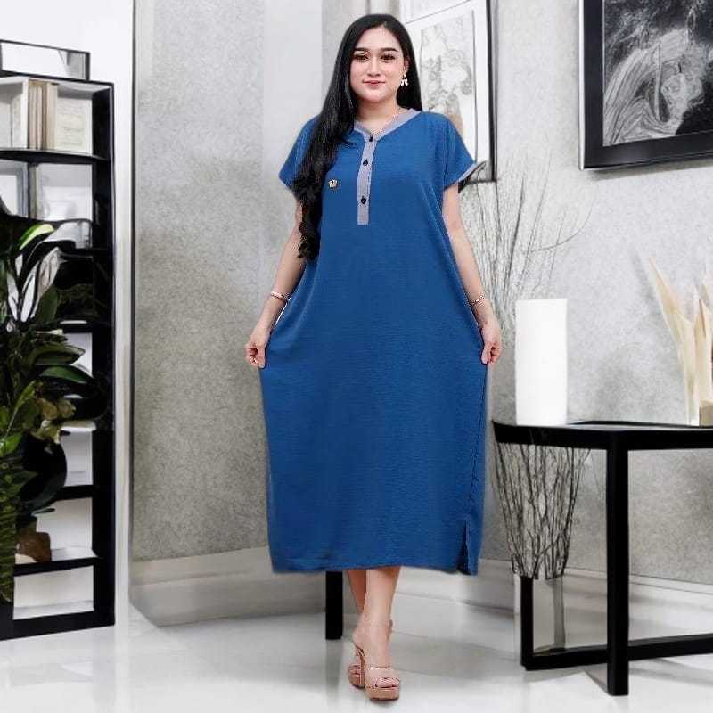 Jual daster salma viral tiktok/dress crinkle airflow kualitas super ...
