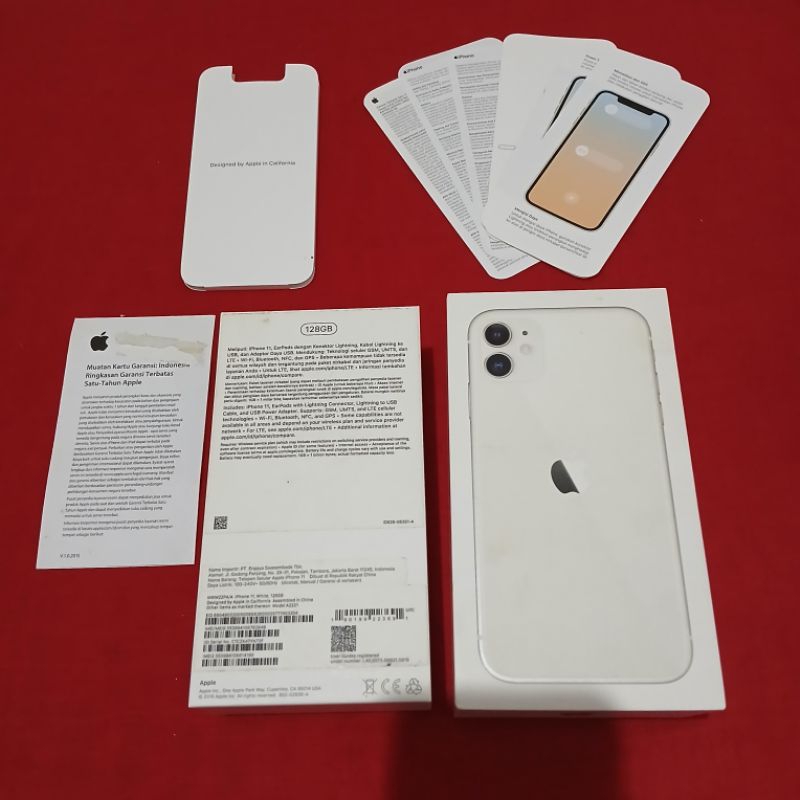 Jual dus box kotak 11 putih original copotan asli ibox lengkap dengan ...