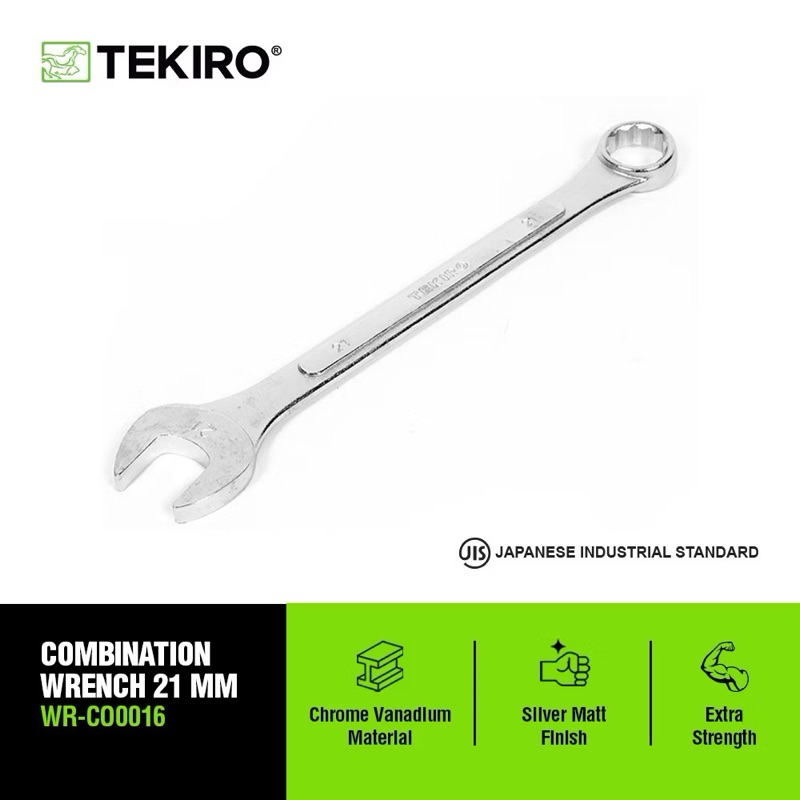Jual TEKIRO - Combination Wrench 21 mm | Kunci Ring Pas 21 mm | Tools ...