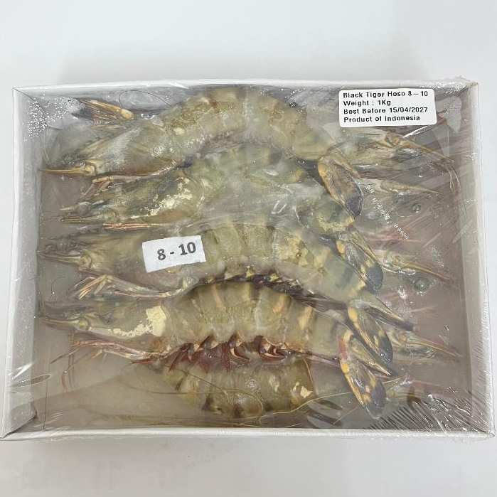 Jual Udang Tiger / Black Tiger Prawn Jumbo / Udang Windu 1 Pack @1kg ...