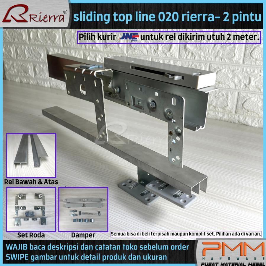 Jual rel sliding top line 020 pintu geser | pintu geser load 50 kg ...