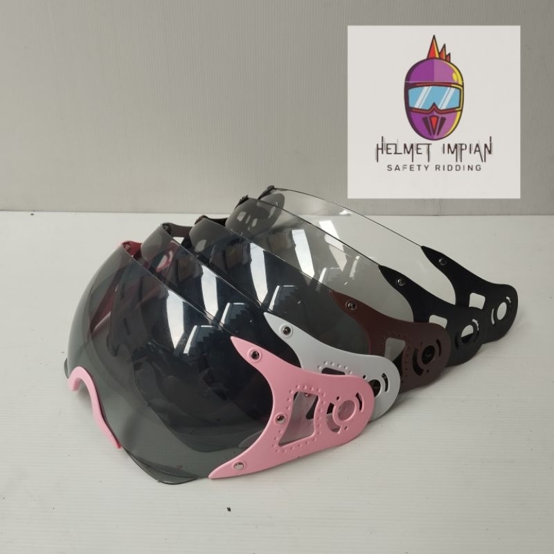 Jual KACA PILOT KACA HELM SCOOPY / KACA HELM PILOT | Shopee Indonesia