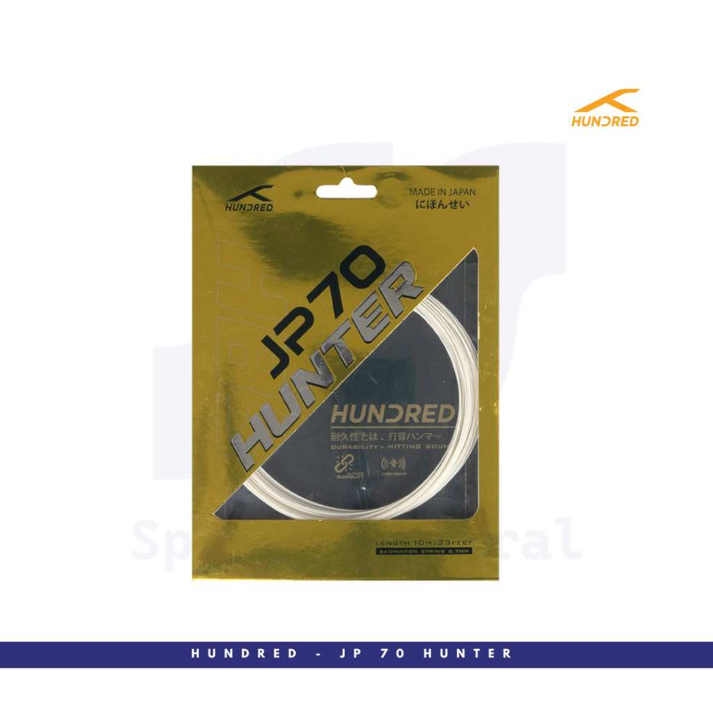 Jual Hundred Senar Raket Badminton String JP 70 Hunter HBAA-4M133 ...