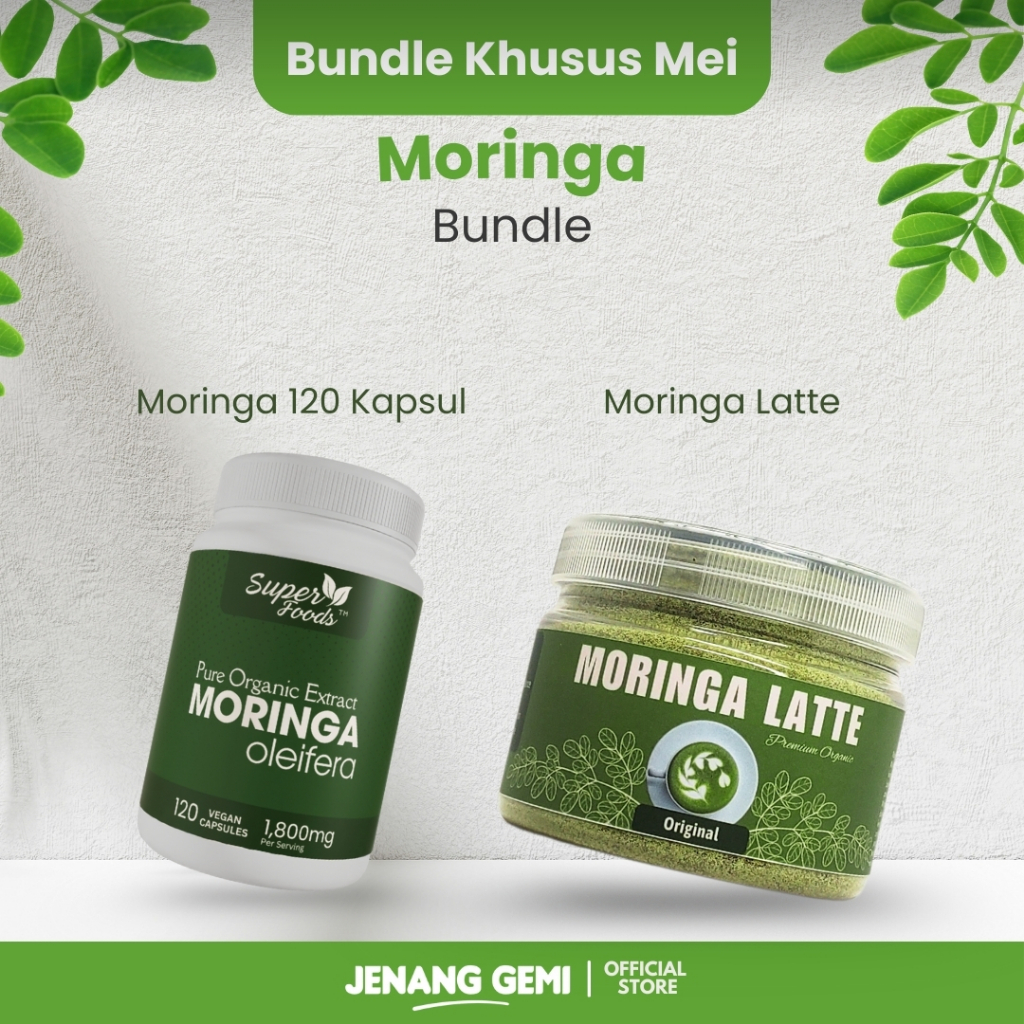 Jual Moringa Bundle | Kelor | Premium | Organik | Moringa Kapsul ...