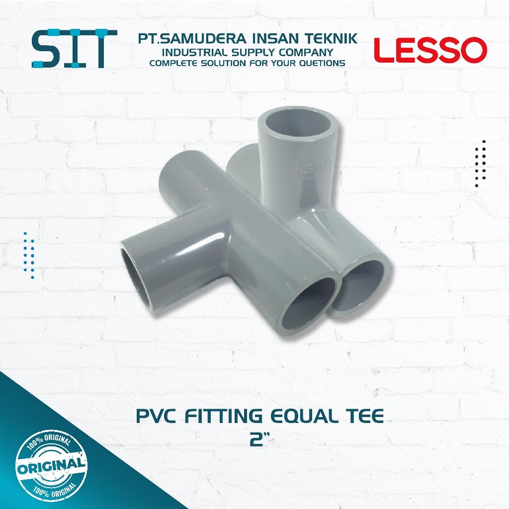 Jual Tee PVC 2 inch AW Lesso Fitting Equal Tee 2" Fitting Sambungan Pipa Pvc | Shopee Indonesia