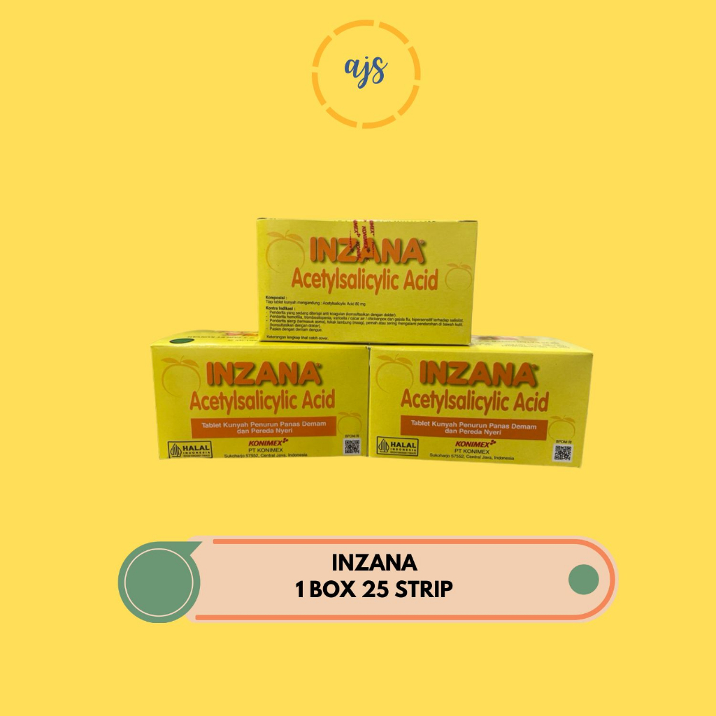 Jual INZANA 1 BOX ISI 25 STRIP | Shopee Indonesia