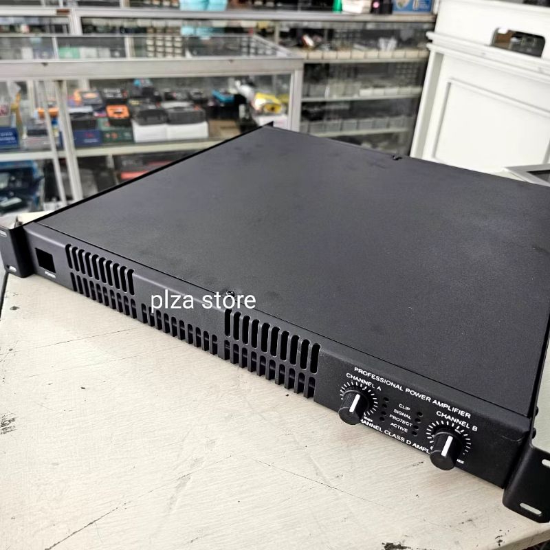Jual Bok power amplifier Ukuran 1U tipe DC-1 2chanel desain minimalis cocok untuk power class D ...