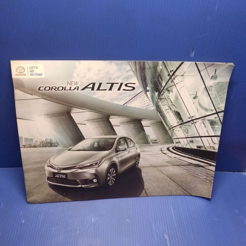 Jual poster brosur leaflet Toyota new Corolla Altis | Shopee Indonesia