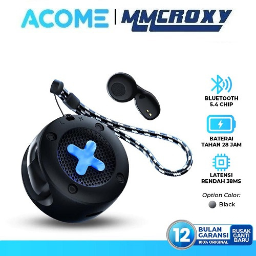 Jual Acome Inpods AT09 Earphone Bluetooth 5.4 TWS Gaming Semi In-Ear ...