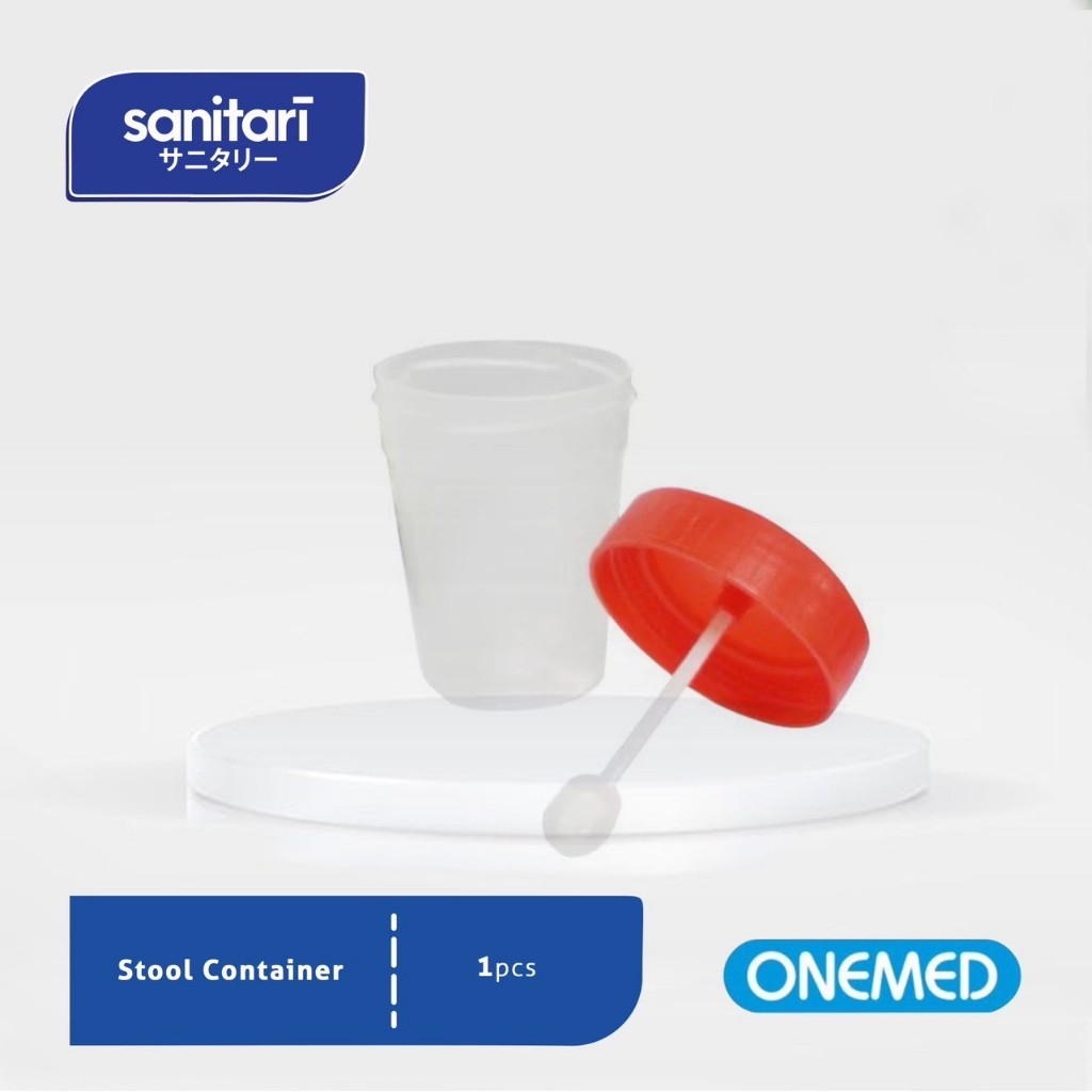 Jual Stool Container 60ml Onemed Stool Container Onemed 60ml Pot Feses ...