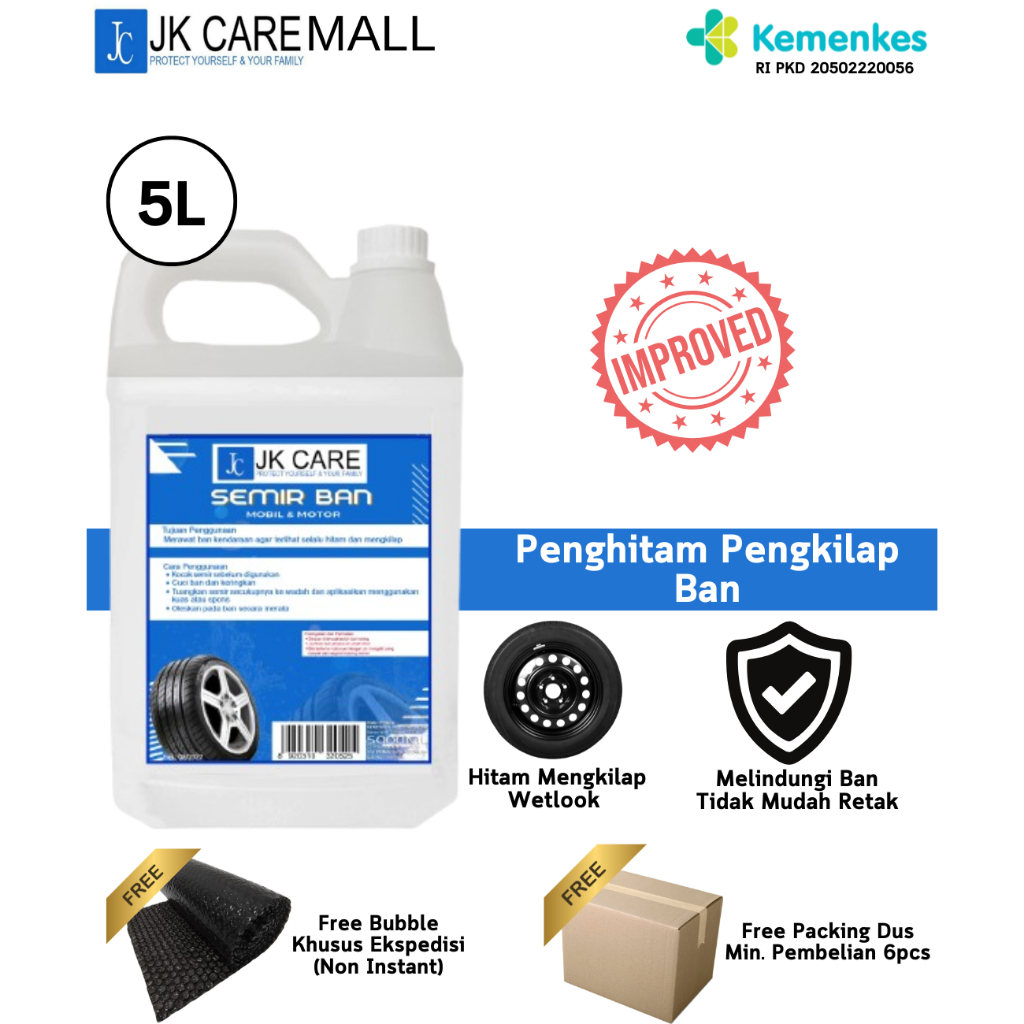 Jual JK Care Semir Ban Premium Pengkilap dan Penghitam Ban Kendaraan 5 ...