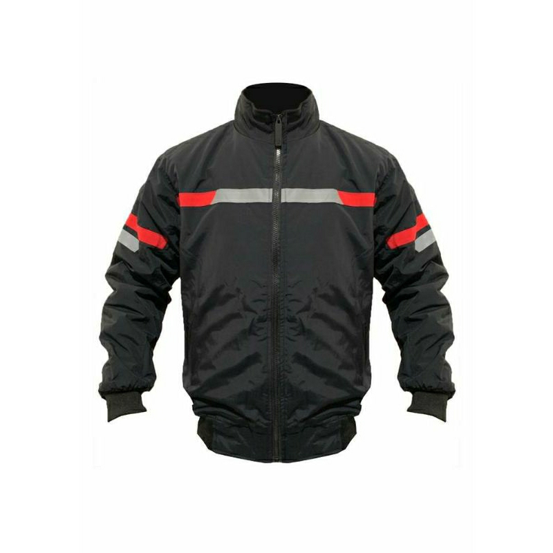 Jual Jaket Motor Bomber Schotlight Tebal Anti Angin M,L,XL,XXL Hitam ...