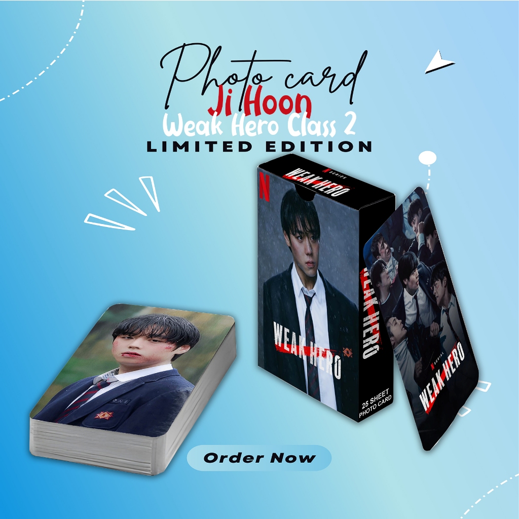 Jual PHOTOCARD SET JI HOON WEAK HERO CLASS 2 PREMIUM 25 SHEET FREE BOX | Shopee Indonesia